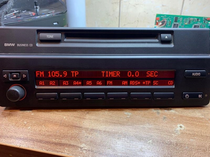 BMW E39 E53 MID RADIO PANEL WYŚWIETLACZ PIXele LUX - 13183683544 ...