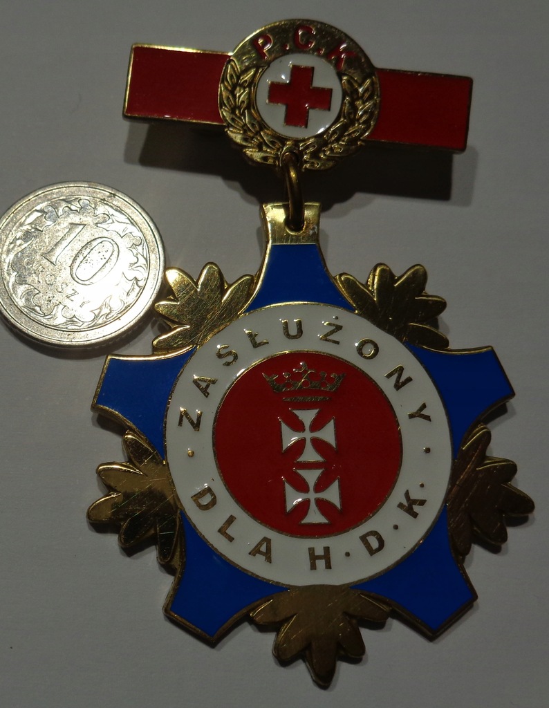 ZASŁUŻONY DLA H.D.K PCK GDAŃSK - 13471653583 - oficjalne archiwum Allegro