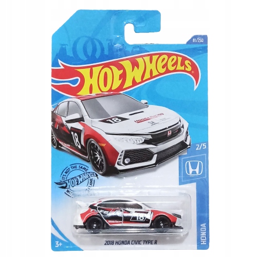 2018 Honda Civic Type R Hot Wheels JDM - 11476386322 - oficjalne ...