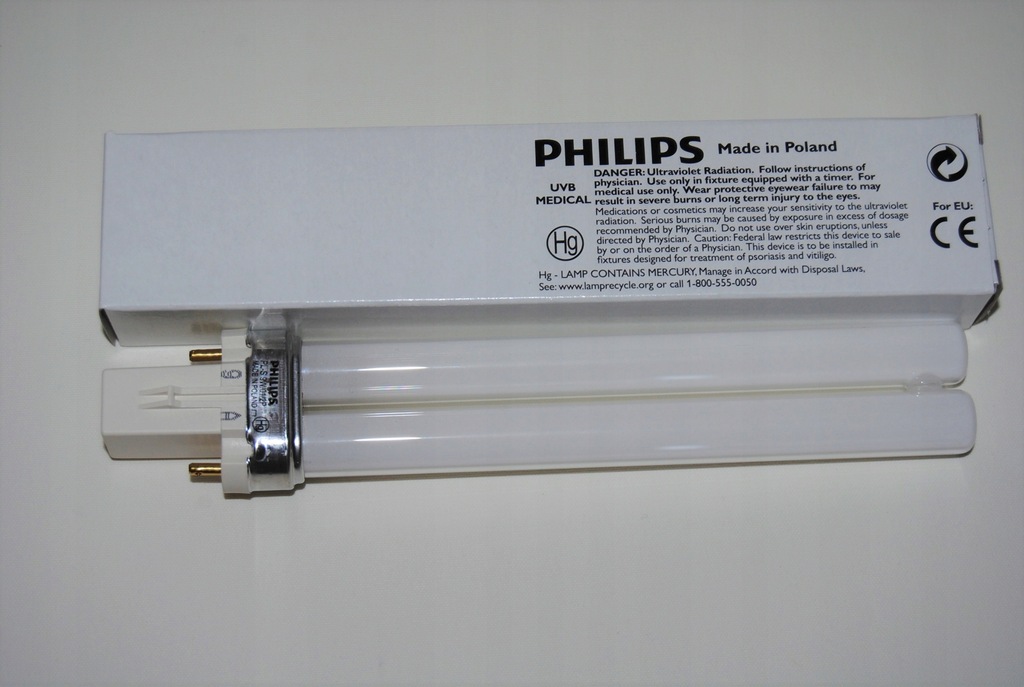 UVB PL-S 9W Philips Fototerapia Łuszczyca 311nm - 8860819113 - oficjalne archiwum Allegro