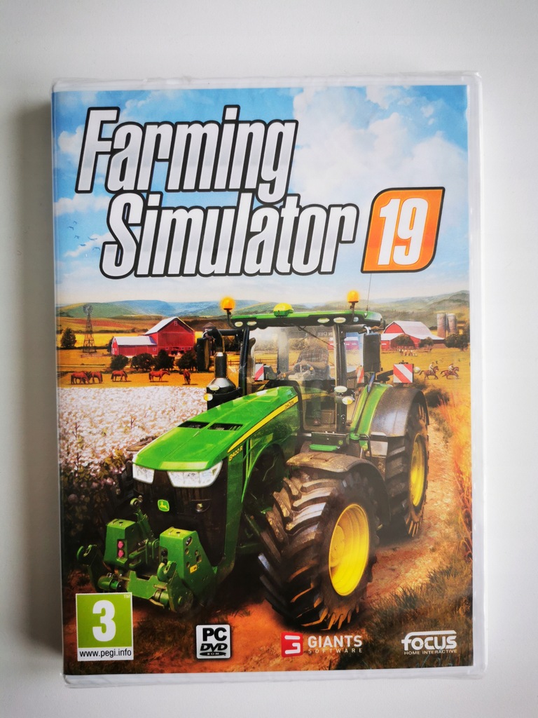 Farming Simulator 19 PC DVD Mapy Plakaty Pudełkowa - 12672693875 ...