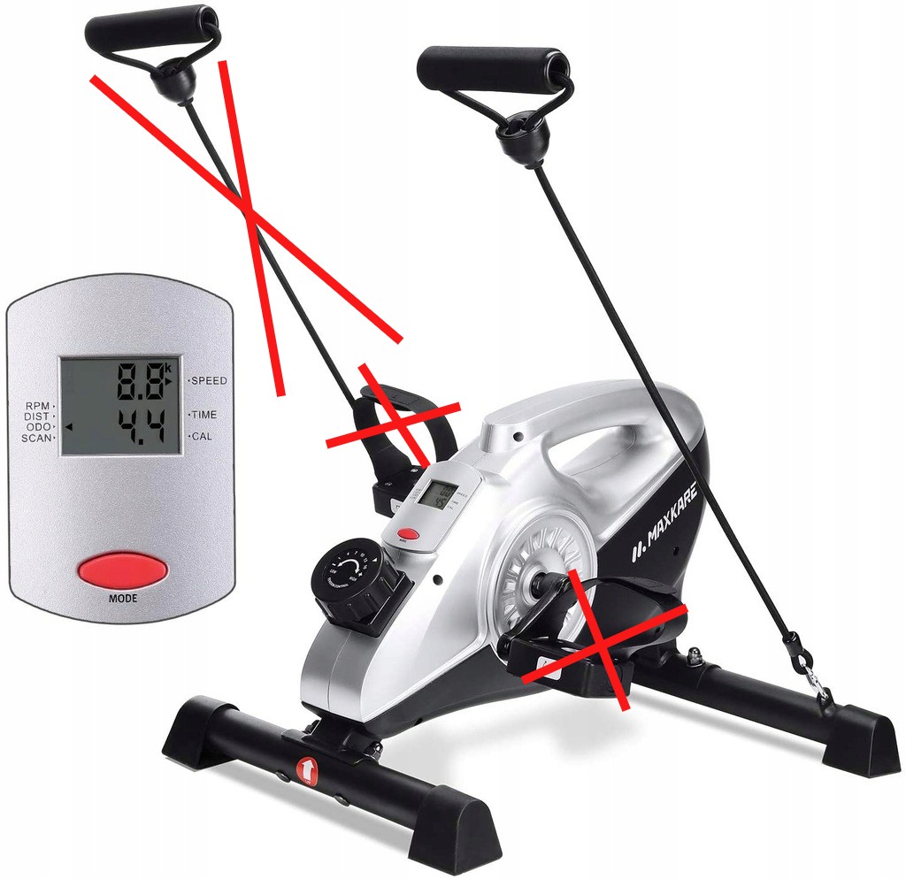 MINI ROWEREK STACJONARNY ROWER TRENINGOWY MAXKARE - 13488584910 ...