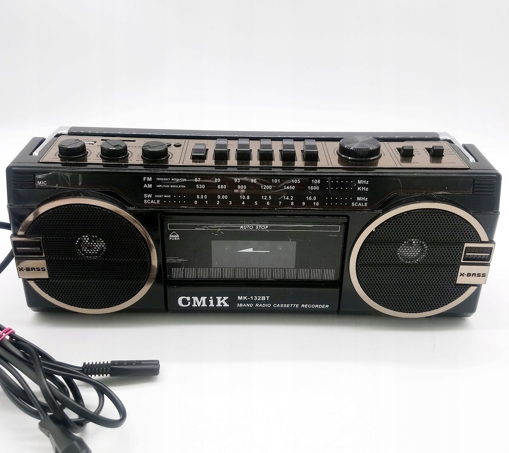 MAGNETOFON KASETOWY RADIO BLUETOOTH CMIK MK-132BT - 12674659701 ...