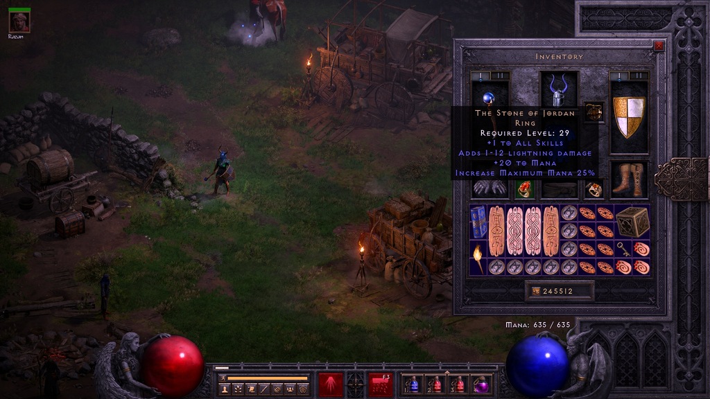 Soj The Stone of Jordan Diablo 2 Resurrected SC Pc - 11603756123 ...