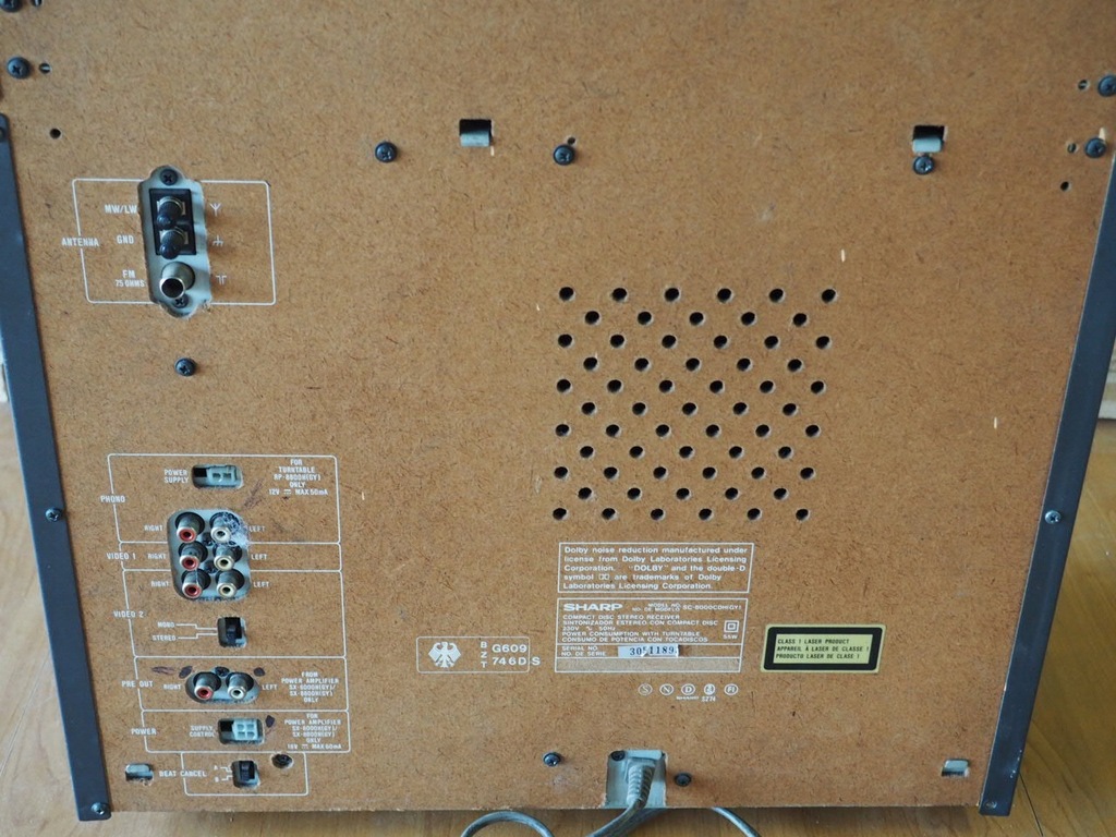 SHARP system SC- 8000 przedwzmacniacz - 12528475807 - oficjalne ...