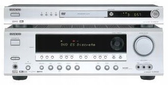 Hi-End Onkyo TX-SR503E + CD/DVD DV-SP403 Szampanski Zestaw - 14461181664 - oficjalne archiwum ...