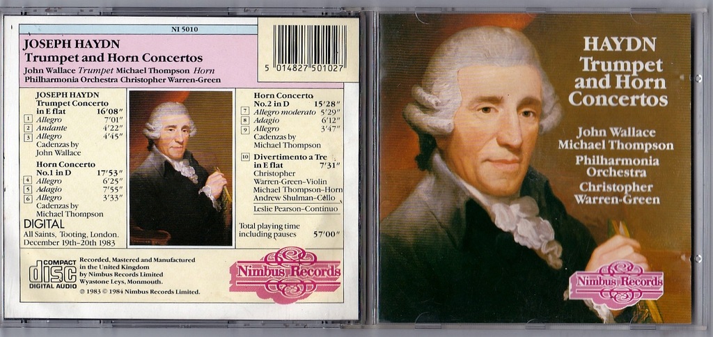 Joseoh Haydn Trumpet And Horn Concertos - 13732669974 - oficjalne ...