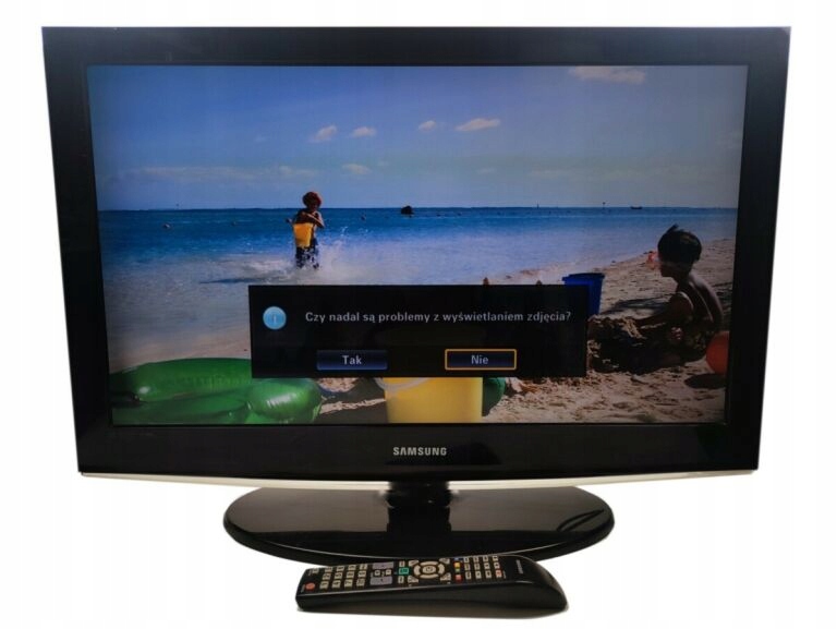 TELEWIZOR SAMSUNG LE32C450E1W + PILOT - 11774251159 - oficjalne ...