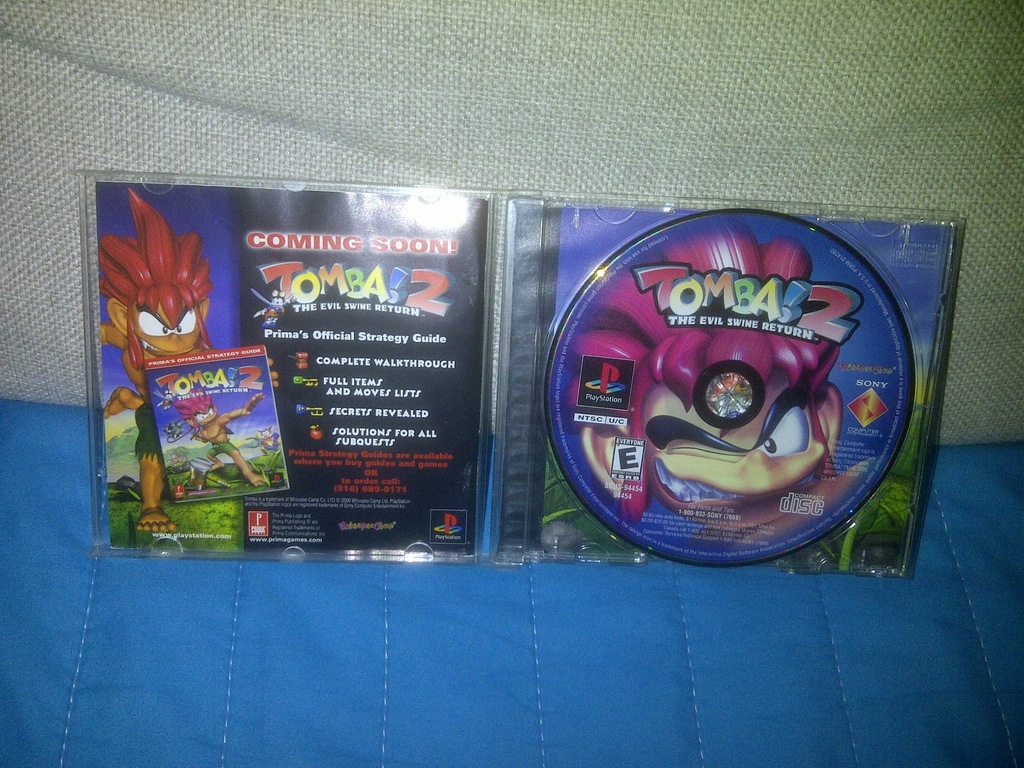 Tomba! 2 / NTSC-U / PSX / PS1 - 7760592596 - oficjalne archiwum Allegro