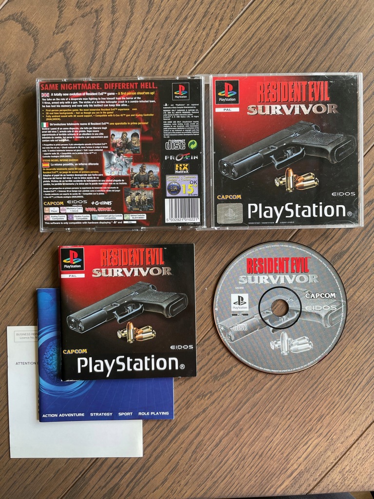 Resident Evil Survivor super stan ps1 psx - 11805079262 - oficjalne ...