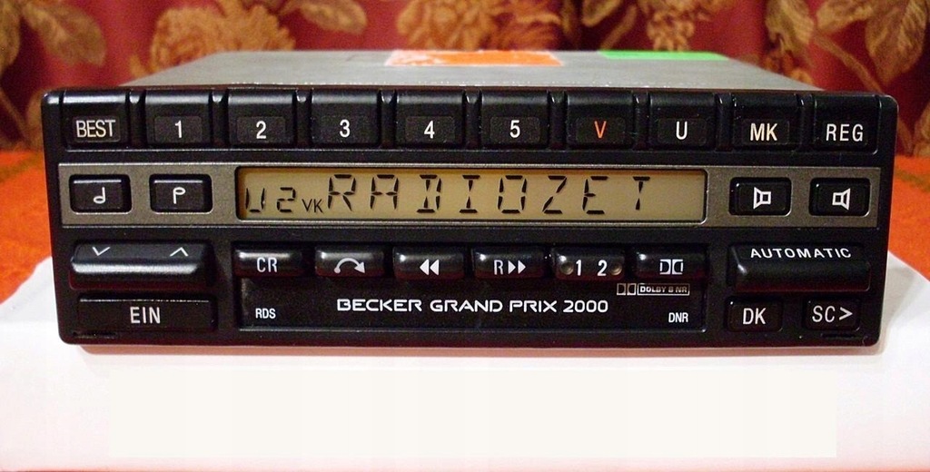 RADIO BECKER GRAND PRIX 2000 RDS BE1302 W124 W201 - 8415906291 ...