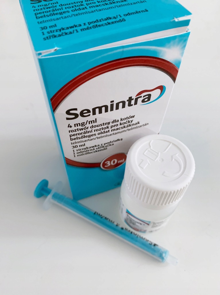 SEMINTRA dla kotów 4 mg/ml ok. 95% z 30ml 01/2025 - 12540300323 ...