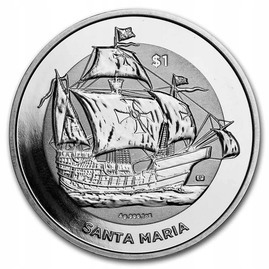 Srebrna Moneta Ship Series: Santa Maria 2022, 1 oz - 12742193401 ...