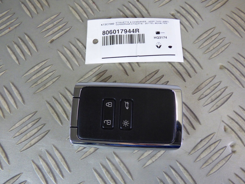 kluczyk pilot karta 806017944R HQ3174 RENAULT - 9989591970 - oficjalne ...