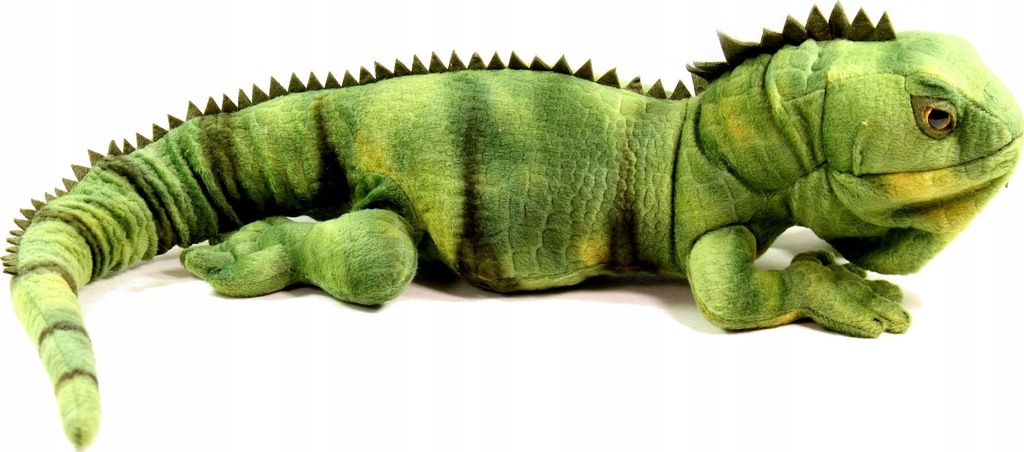 MASKOTKA LEGWAN IGUANA ZIELONA WARAN PLUSZOWY 71cm - 10966696295 ...