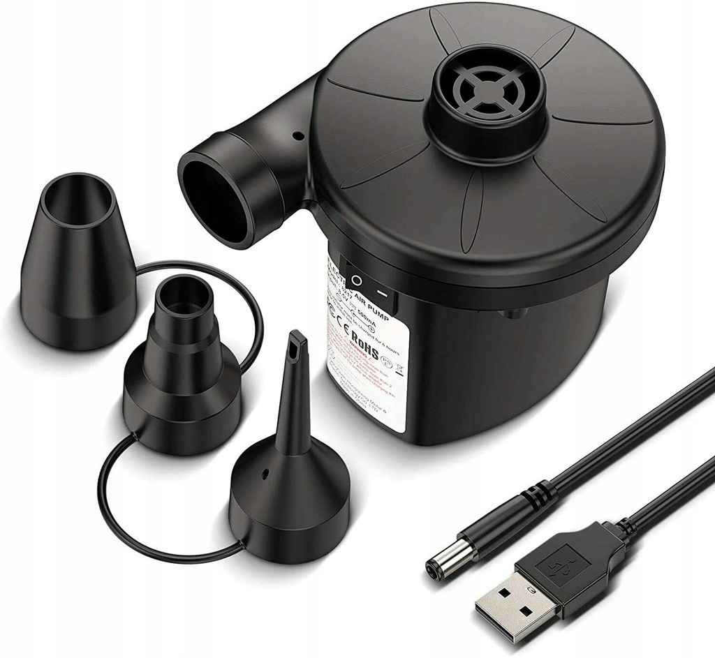 Pompka bezprzewodowa do materaca pontonu piłki aku - 11964114331 ...