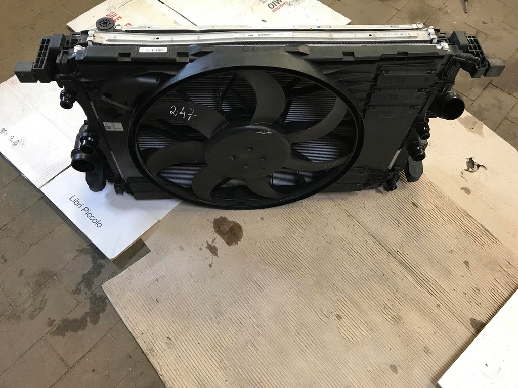 MERCEDES W177 W118 W247 GLA CLA A KLASA GLB CHŁODNICE WENTYLATOR ...