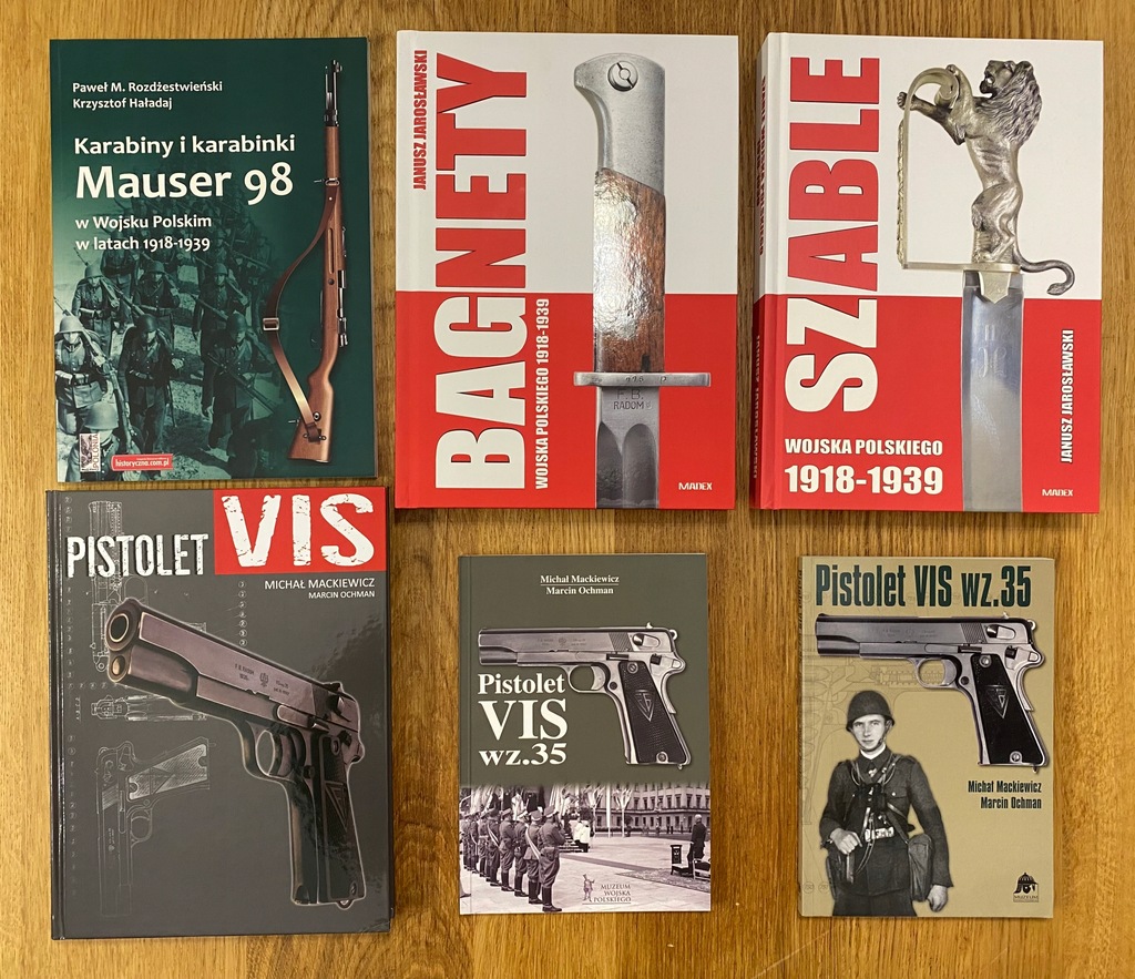 Książki Vis wz.35 Szable Bagnety Wojska Polskiego Mauser wz.29 wz.98a ...