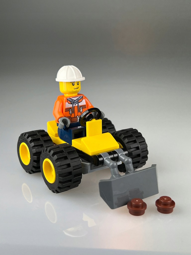 LEGO City Spychacz 952003 Budowlaniec Robotnik - 12623027084 ...