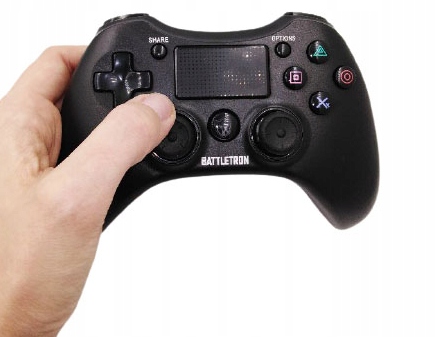 KONTROLER PAD DO PS4 BLUETOOTH CZARNY BATTLETRON - 10231821242 ...