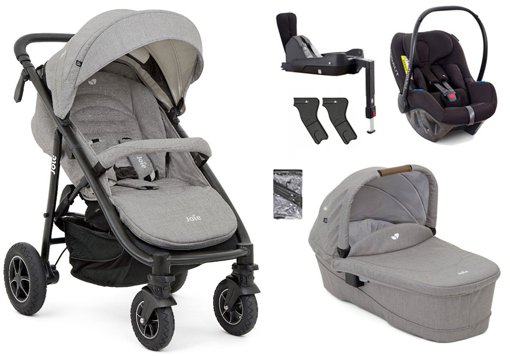 WÓZEK JOIE MYTRAX FLEX GONDOLA BAZA PIXEL GREY - 10794588397 ...