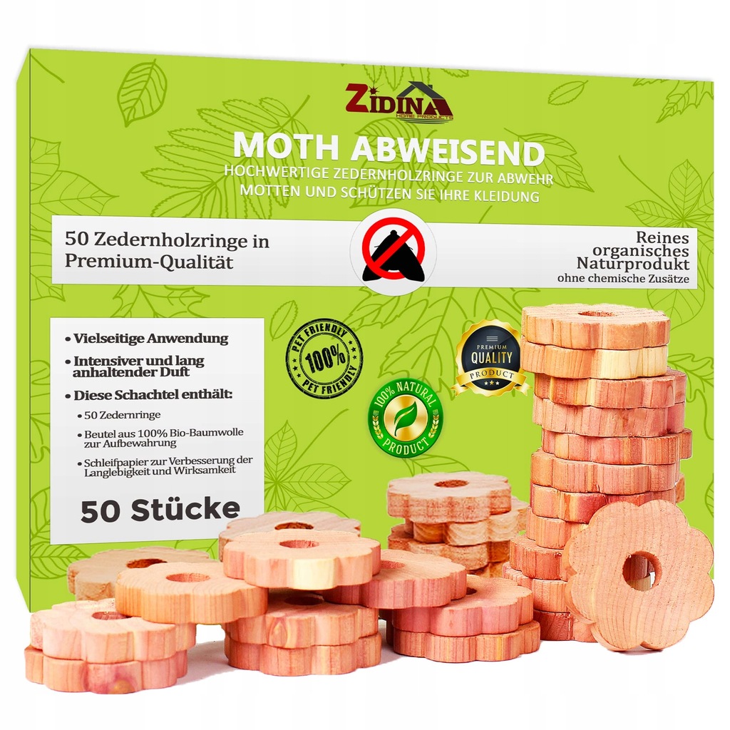 Zidina środek przeciw molom drewno cedrowe - 13553313651 - oficjalne ...