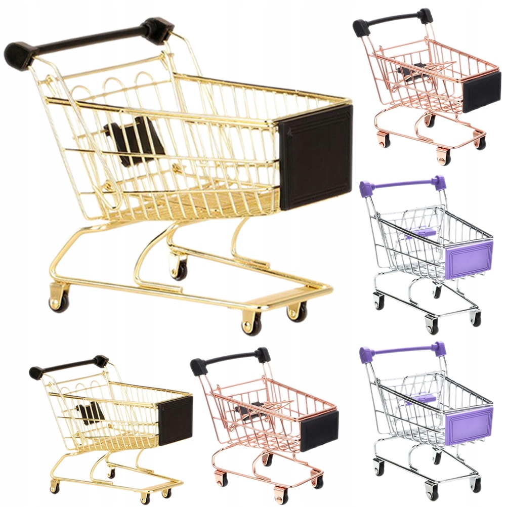 Mini Shopping Cart Ship Model Shopping Cart 6 Pcs - 13416917685 ...