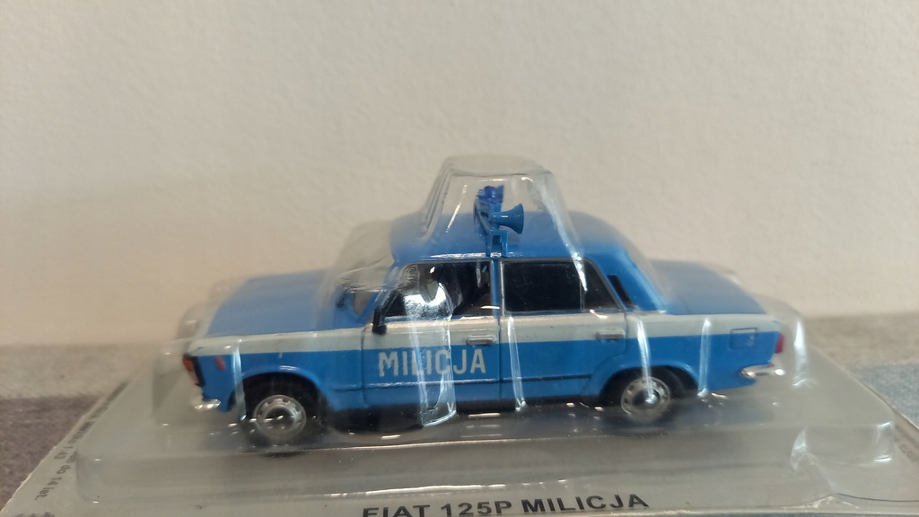 Fiat 125p Milicja 1:43 Kultowe auta PRL Nowy - 13364057657 - oficjalne ...