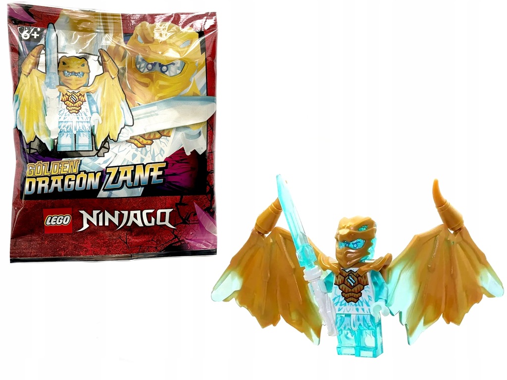 LEGO Ninjago Crystallized - Zane (Golden Dragon) + broń ! 892293 ...