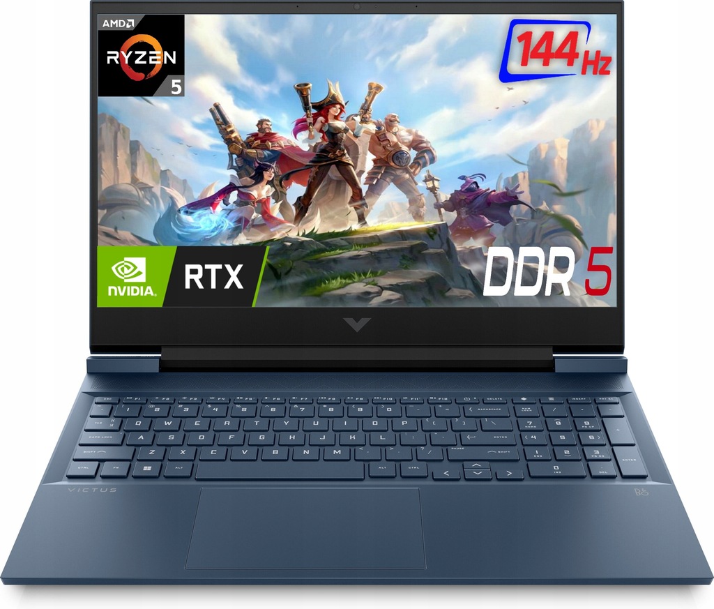 HP Victus R5 6600H 16' 144Hz 16GB SSD1000 RTX 3050 - 14137552171 ...