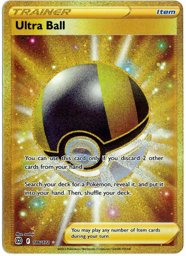 Ultra ball Secret Rare Brilliant Stars 186/172 - 11979148242 ...