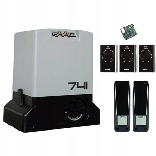 Napęd do bramy przesuwnej FAAC 741 900kg Delta 3 - 10955773628 - oficjalne archiwum Allegro