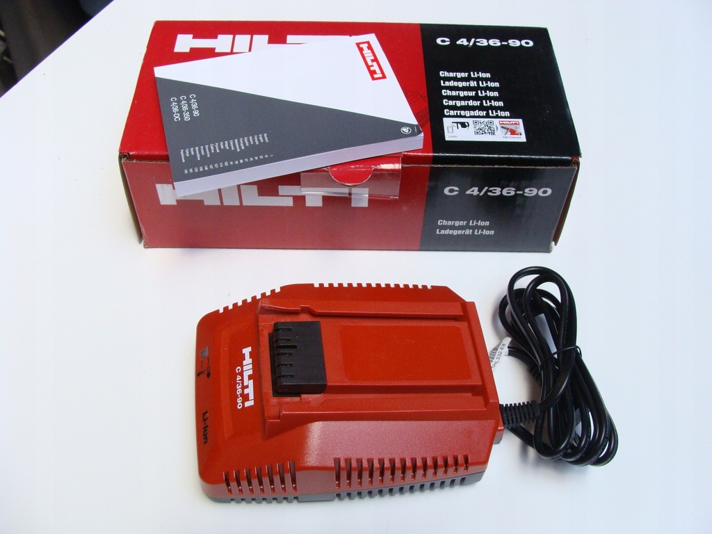 HILTI NOWA ładowarka C4/36-90 do bateria FAKTURKA - 9362232209 - oficjalne archiwum Allegro