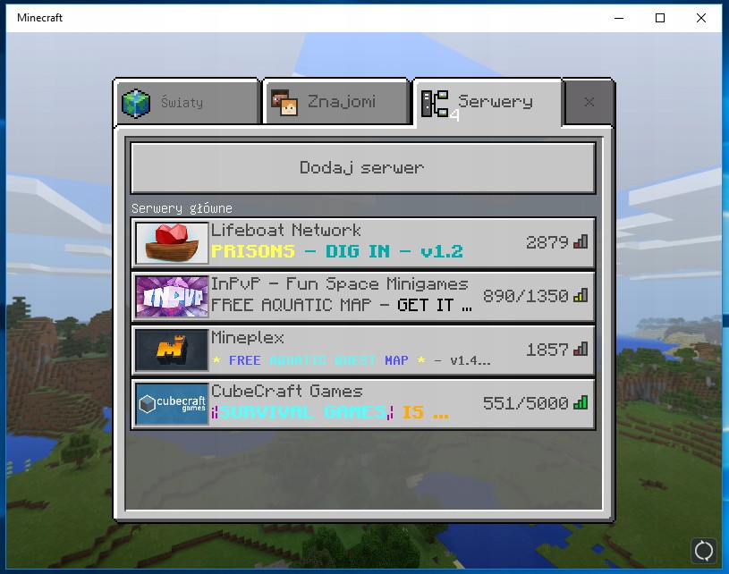 MINECRAFT PC WINDOWS 10 EDITION NOWA PEŁNA WERSJA - 7428604811 ...