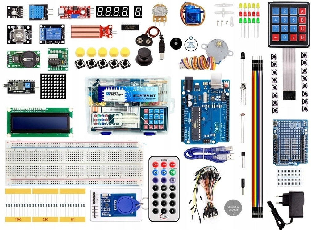 Zestaw startowy KIT Arduino XXL UNO R3 MEGA PACK - 11326531169 ...