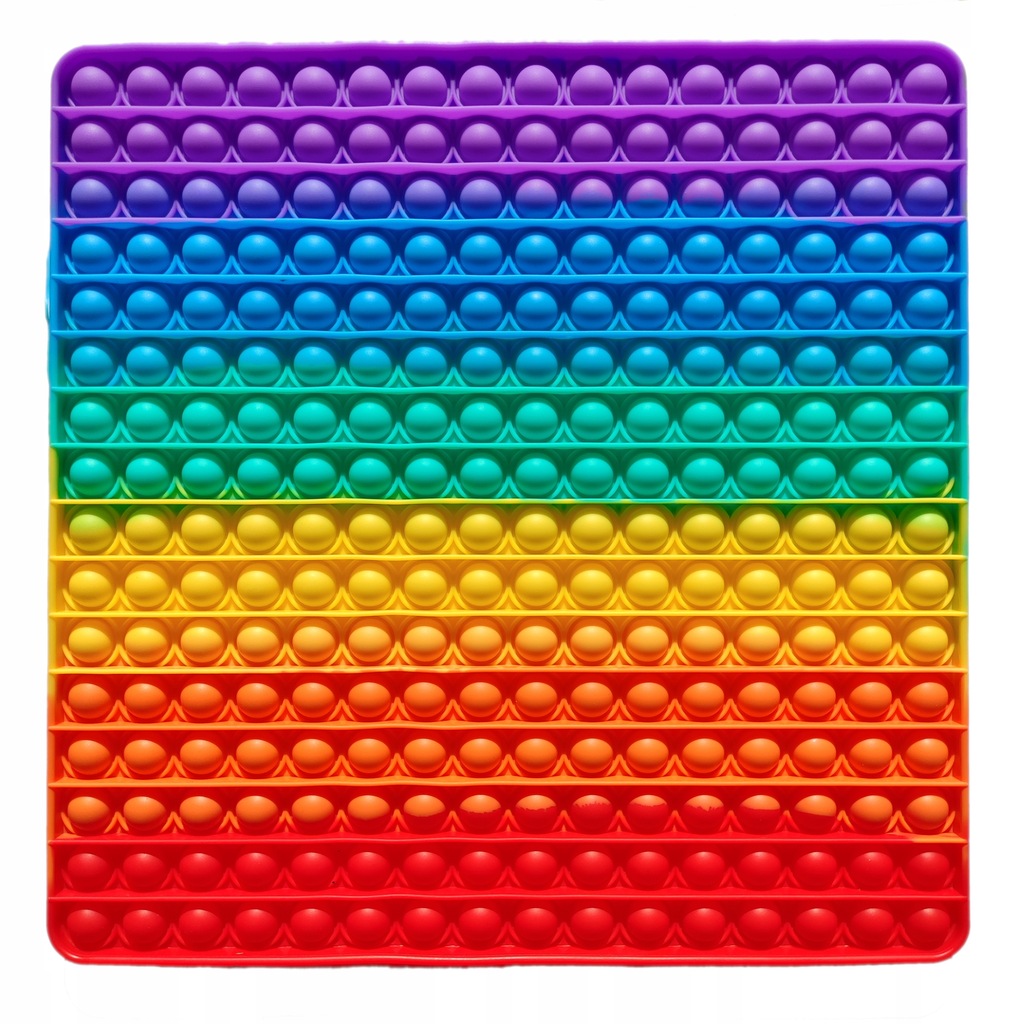 POPIT DUŻY KWADRAT XXXL POPIT JUMBO XXL 256 BĄBLKI - 11265205486 ...