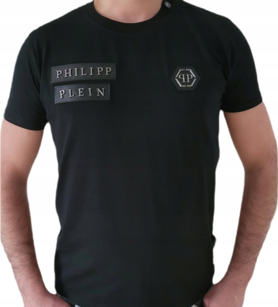 PHILIPP PLEIN KOSZULKA T-SHIRT LOGO roz.XL - 13561949475 - oficjalne ...