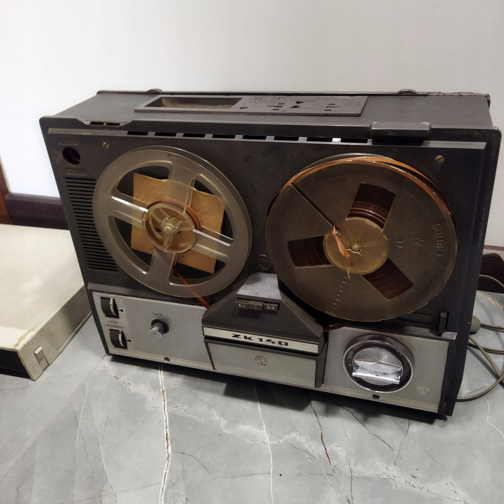 Magnetofon szpulowy Unitra ZRK ZK 140 Grundig PRL - 17441171599 ...