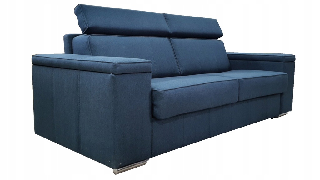 Sofa Sypialniana MOLLY LUX z zagłówkami 2 skrzynie - 9843853015 - oficjalne archiwum Allegro