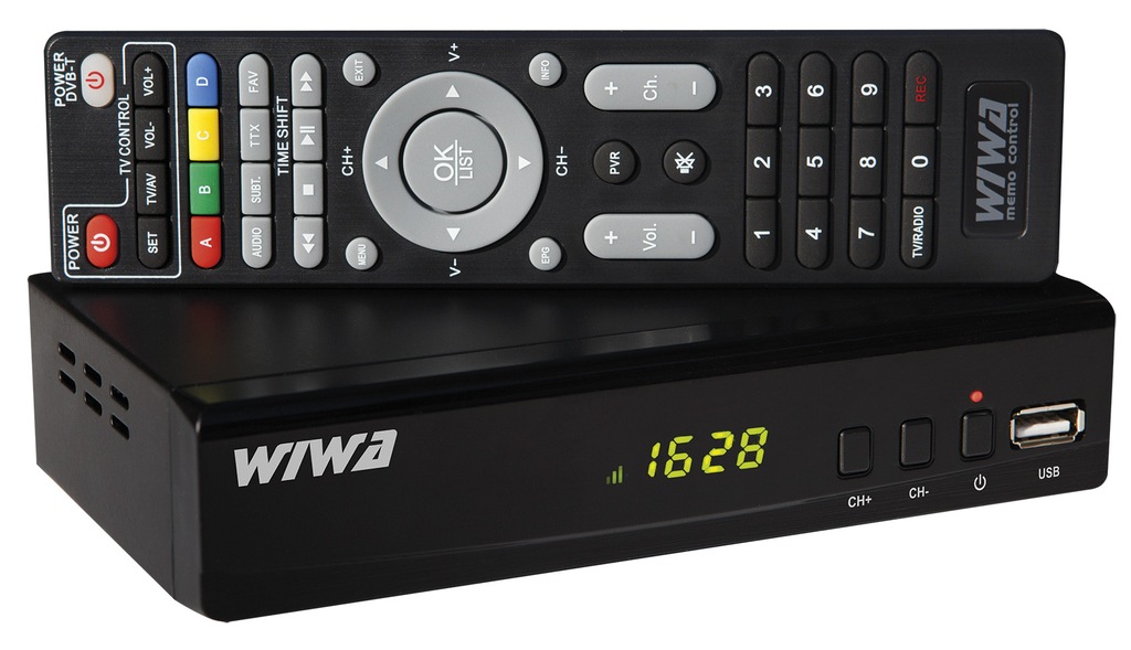 Dekoder tuner DVB-T/T2 STB WIWA HD95 Memo HD-95mc - 8297911560 ...