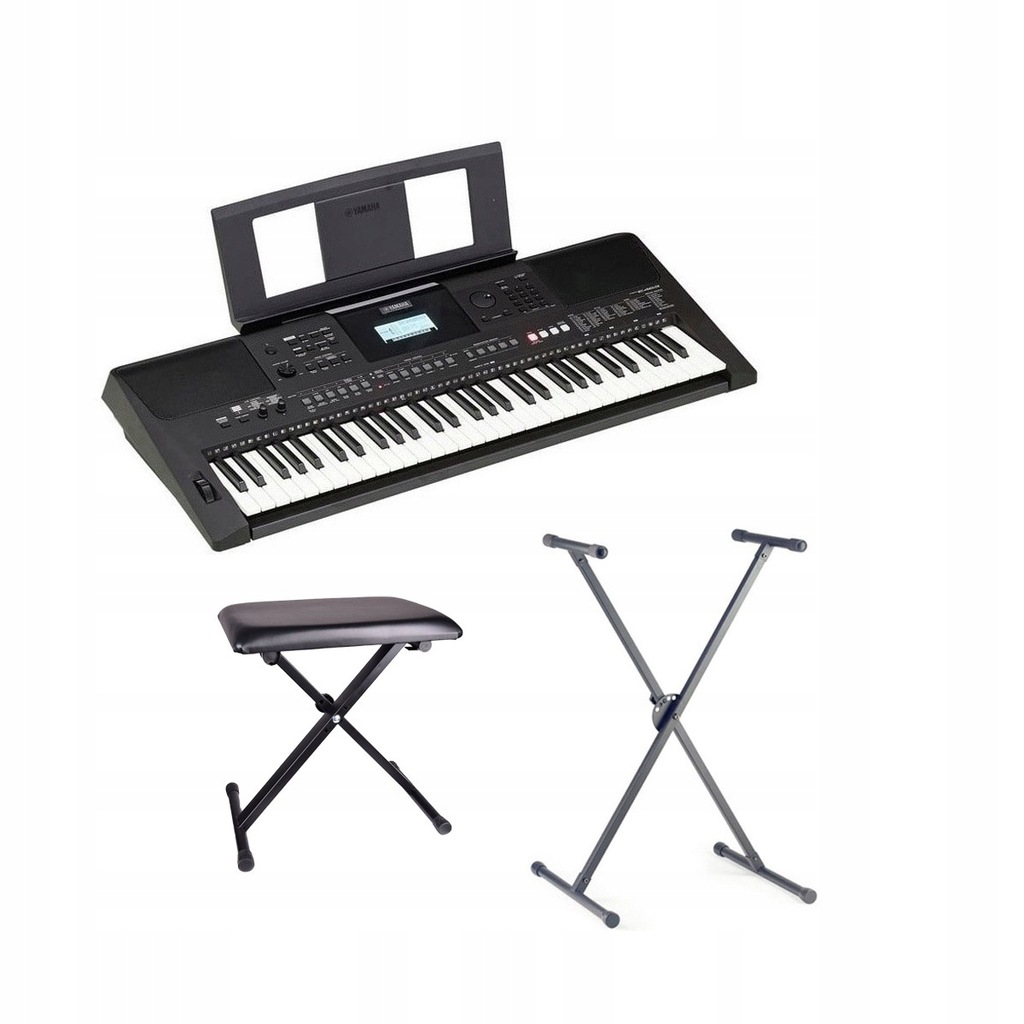 YAMAHA PSR-E463 Edukacyjny keyboard Statyw Pulpit - 9367648395 - oficjalne archiwum Allegro