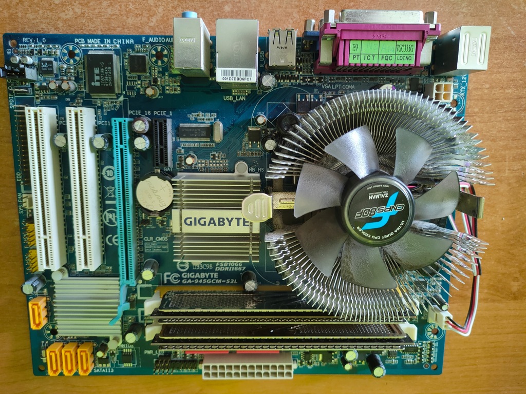 Płyta główna GA-945GCM-S2L + E8400 + 4GB RAM BCM - 14077208065 ...