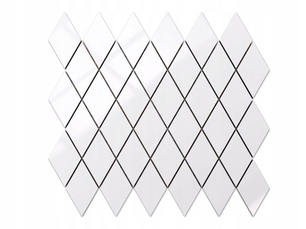 MOZAIKA GRESOWA KARO ROMB ALASKA WHITE POŁYSK - 10161942020 - oficjalne ...