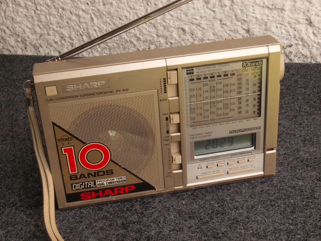 Radio globalne SHARP FV-610GG 1983 rok JAPAN - 8435340208 - oficjalne ...