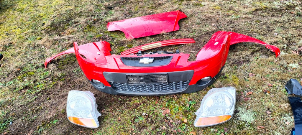 Przód kompletny chevrolet matiz zderzak maska pas - 13113599625 ...