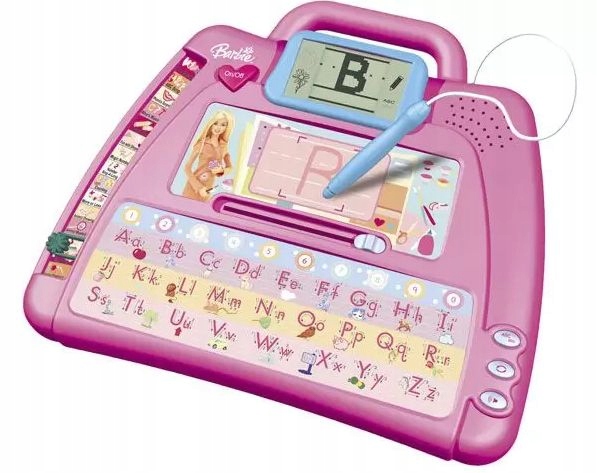 BARBIE TABLET DO NAUKI PISANIA LITER KOMPUTER - 12710296048 - oficjalne ...