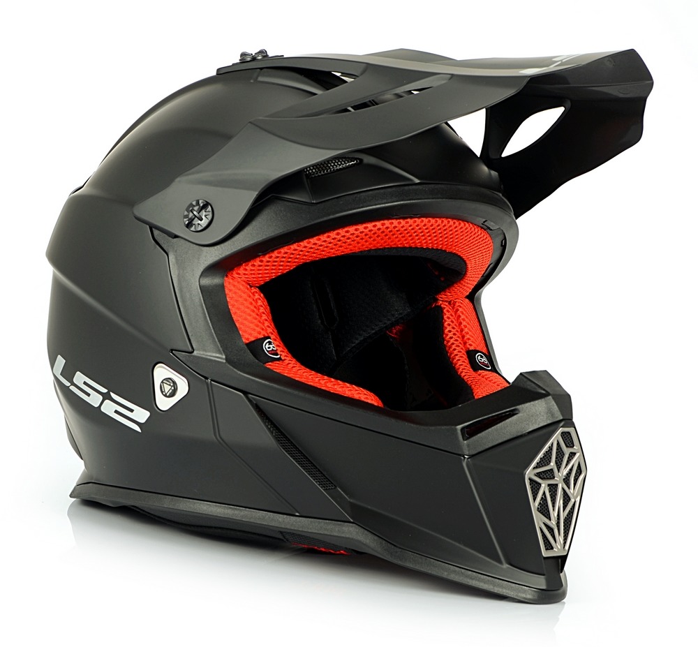 Kask Cross Enduro LS2 MX437 FAST CZARNY MAT M - 7323407799 - oficjalne ...