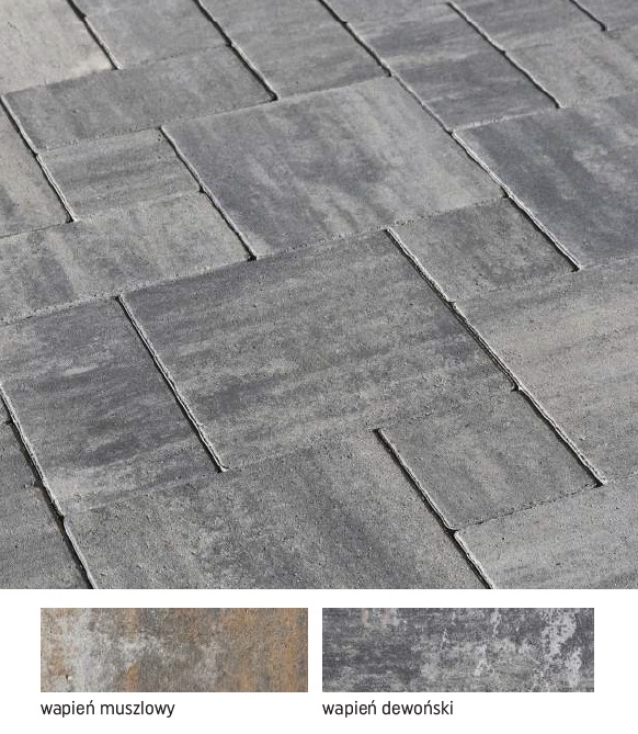 Kostka brukowa 6 cm Visio BRUK-BET wapień dewoński - 7251412944 - oficjalne archiwum Allegro