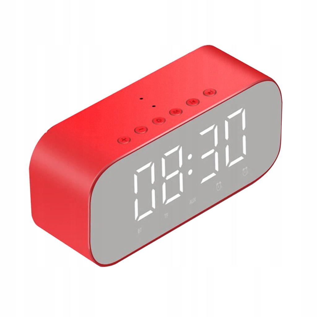LCD Display Digital Clock LED Mirror Clock Red - 13744834621 ...