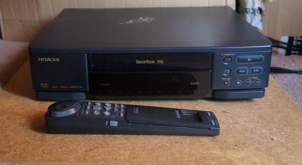 VHS Hi-Fi Stereo z pilotem z gwarancją Hitachi - 13881292545 ...